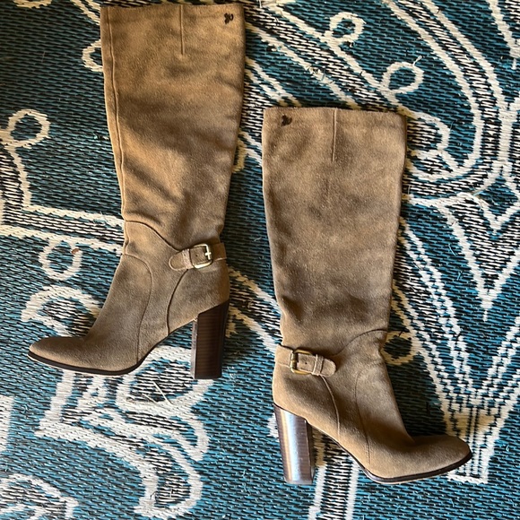 Sam Edelman | Shoes | Sam Edelman Suede Knee High Boots | Poshmark
